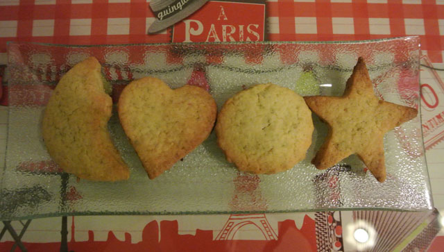 Biscuits citron-pistaches
